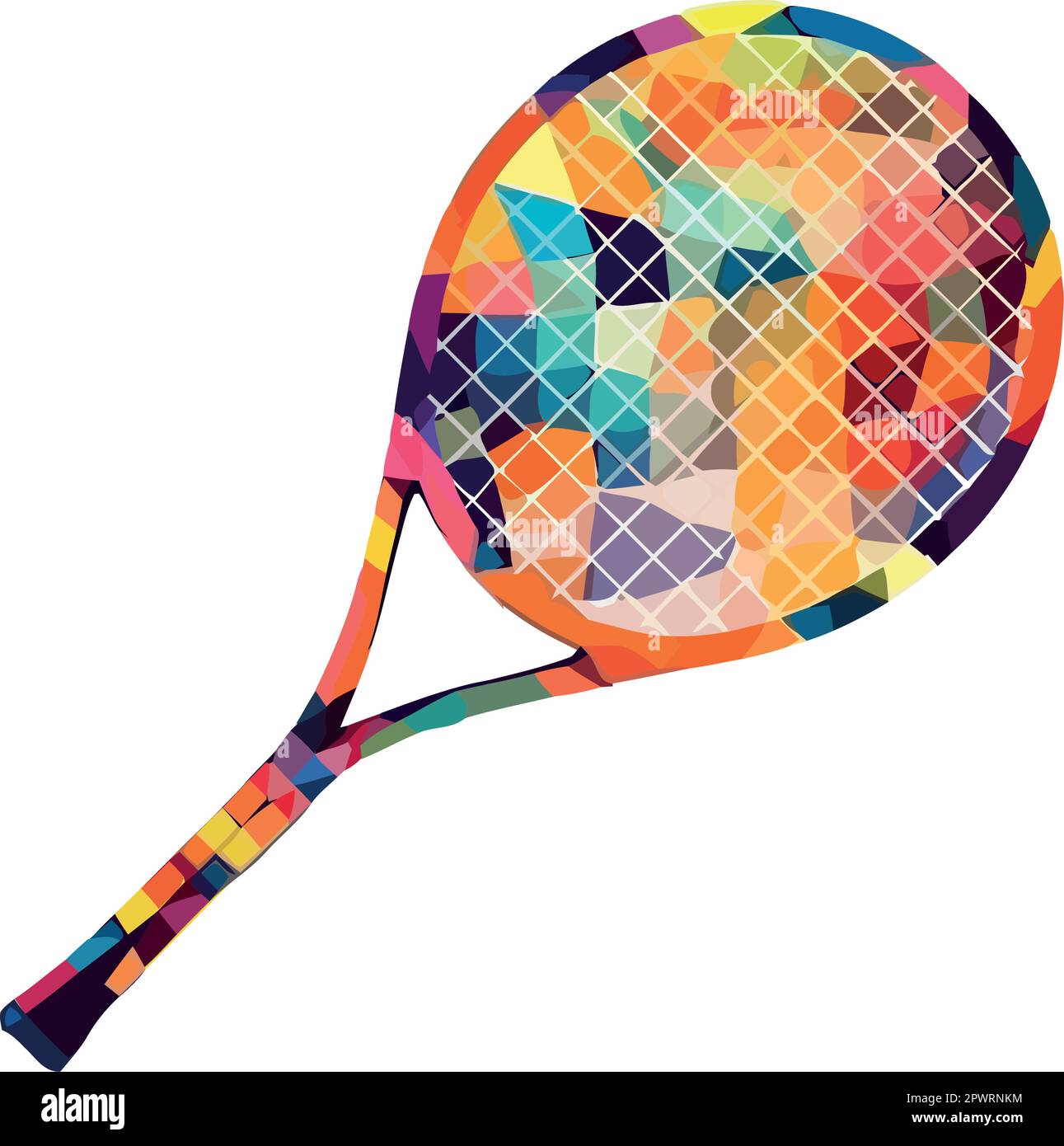 tennis racket abstract style Stock Vector Image & Art - Alamy