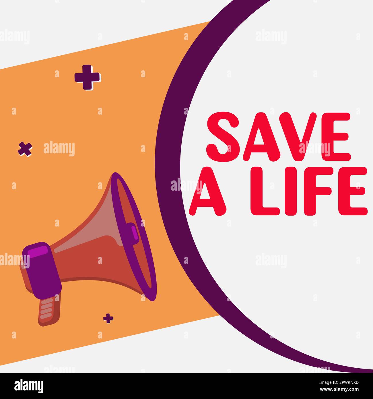 Conceptual display Save A Life, Conceptual photo Help assistance saving ...