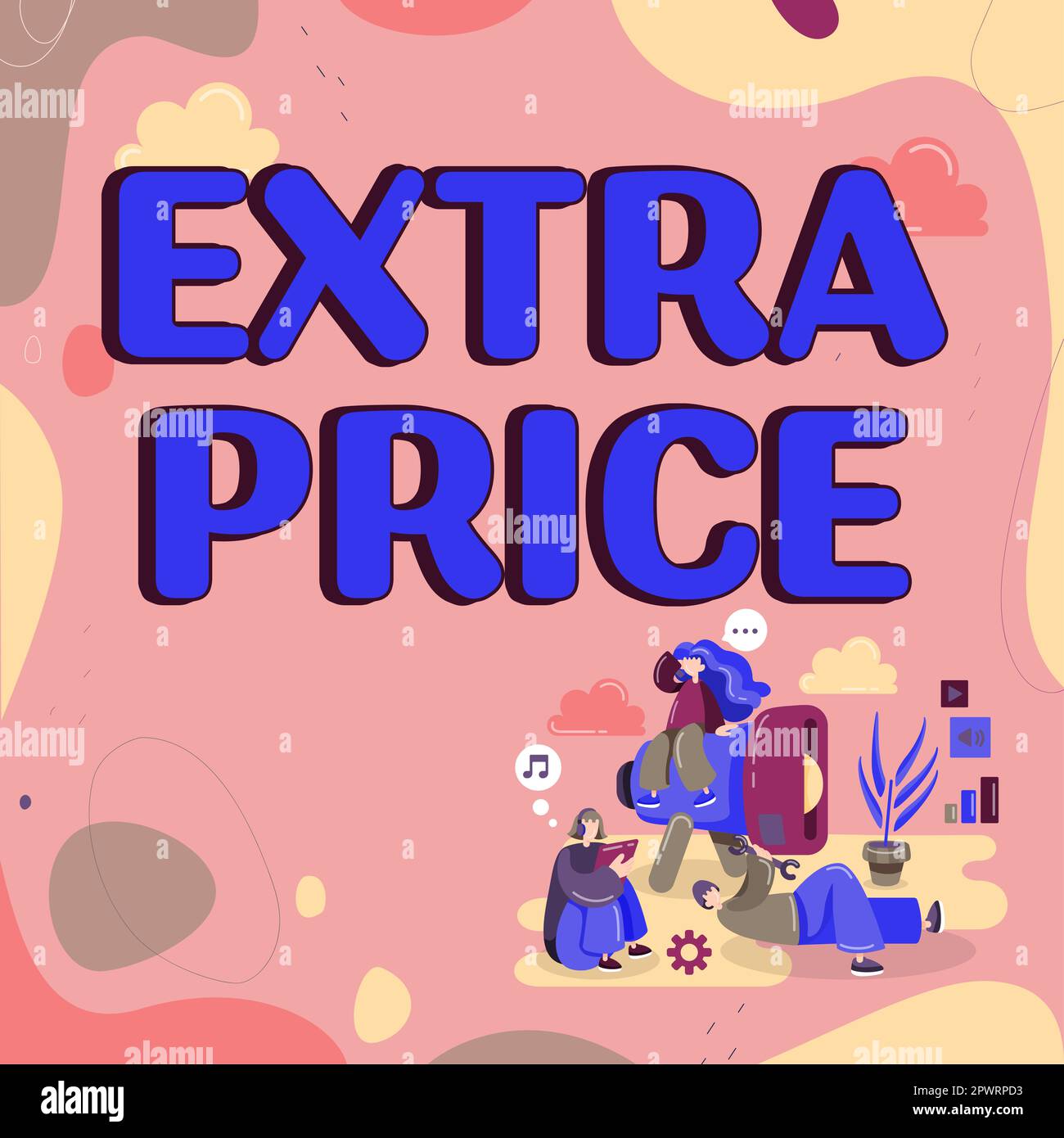 Hand writing sign Extra Price, Business overview extra price definition ...