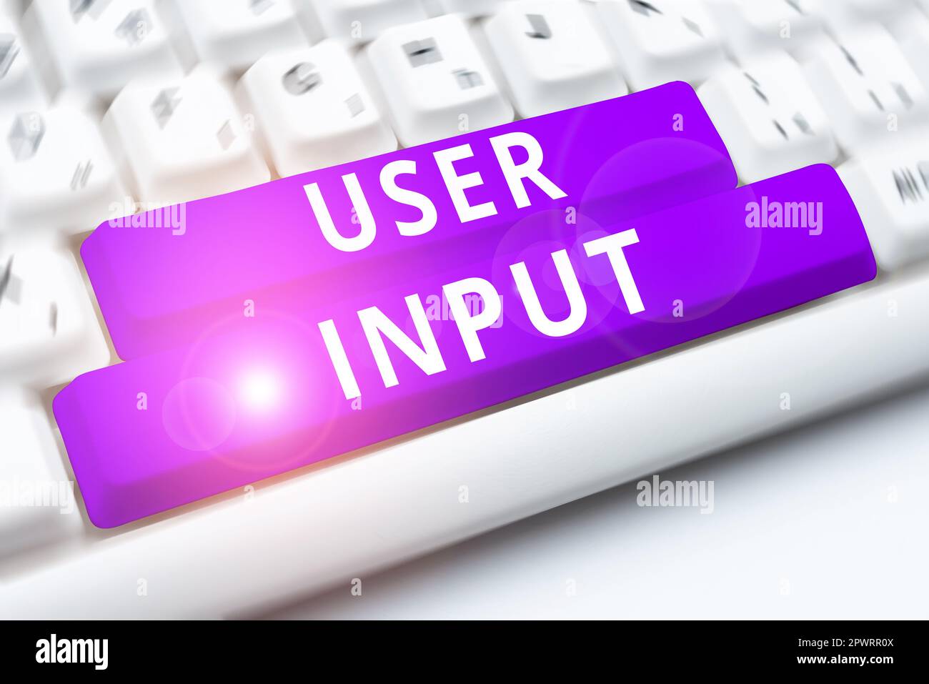 Text caption presenting User Input, Word for Any information or data that is sent to a computer ...