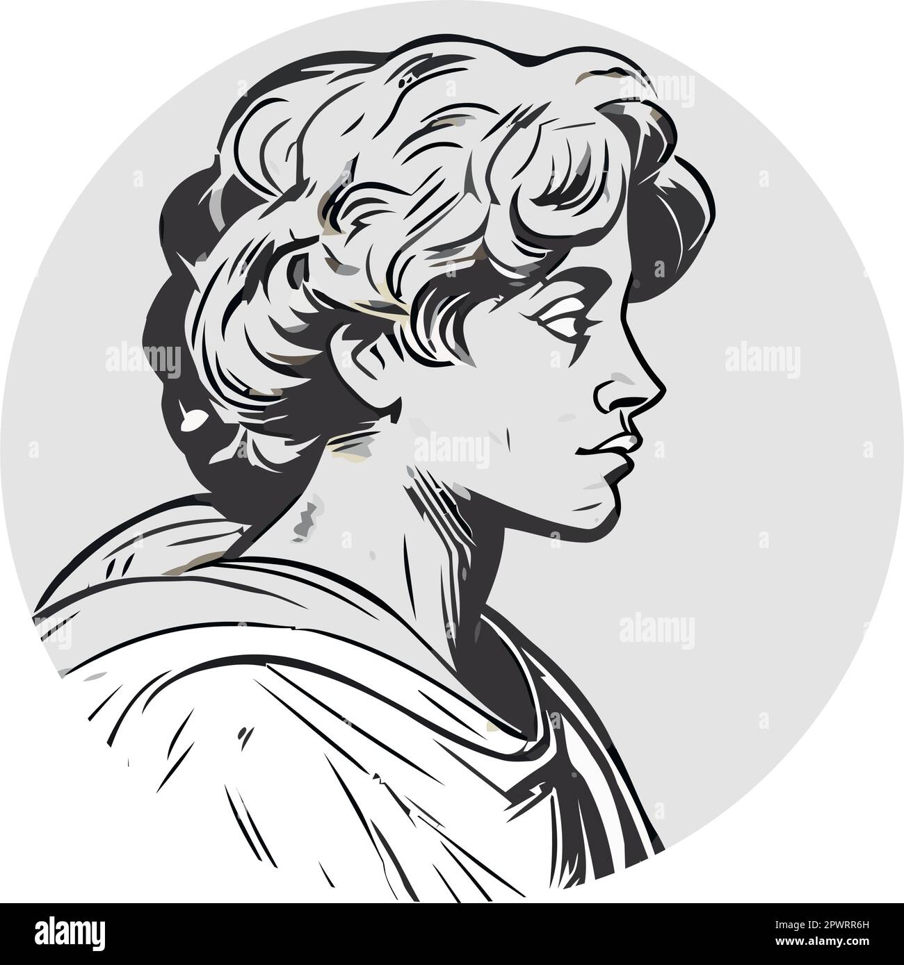 Roman style figure Stock Vector Images - Alamy