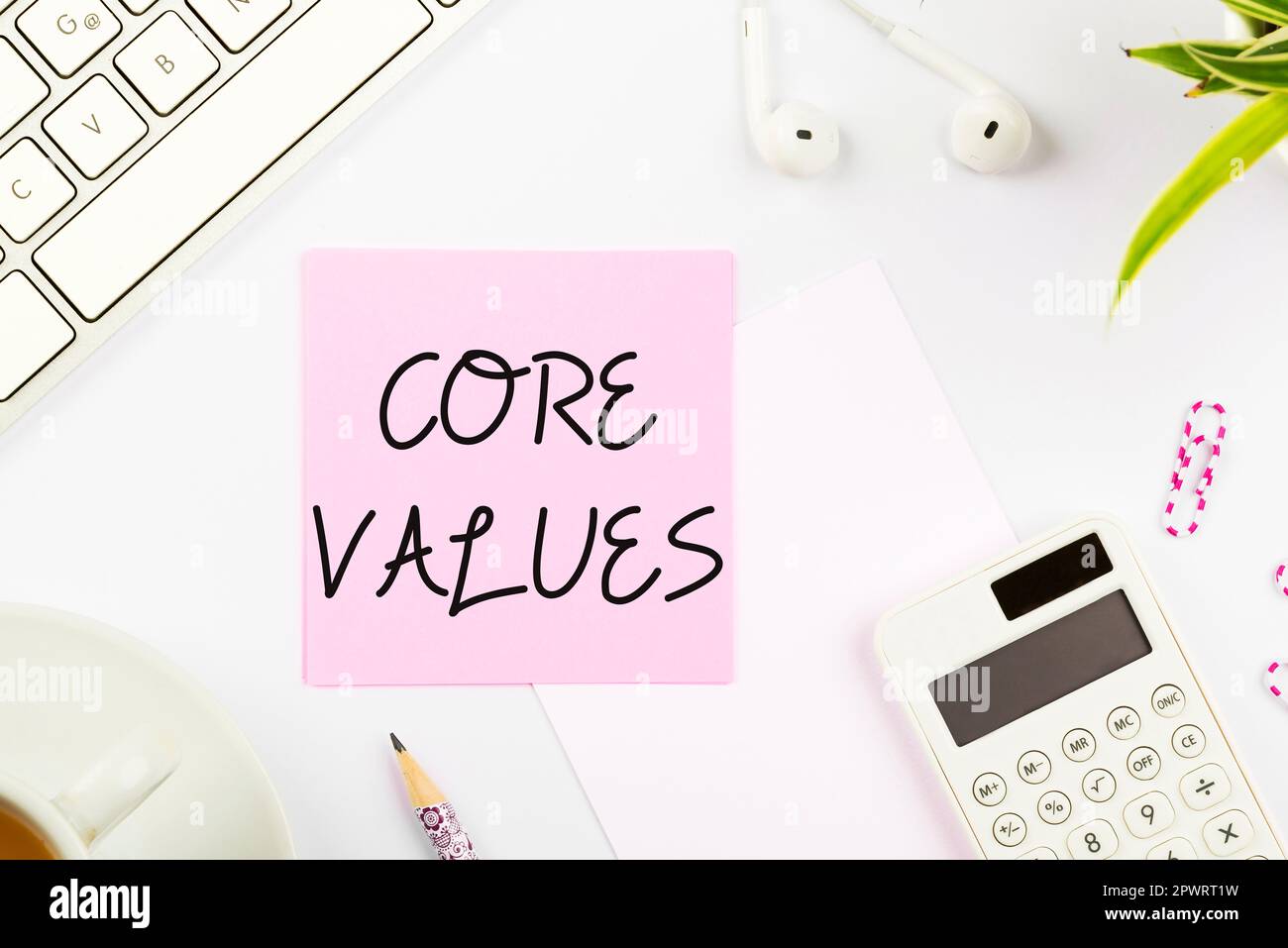 Writing displaying text Core Values, Concept meaning belief person or ...