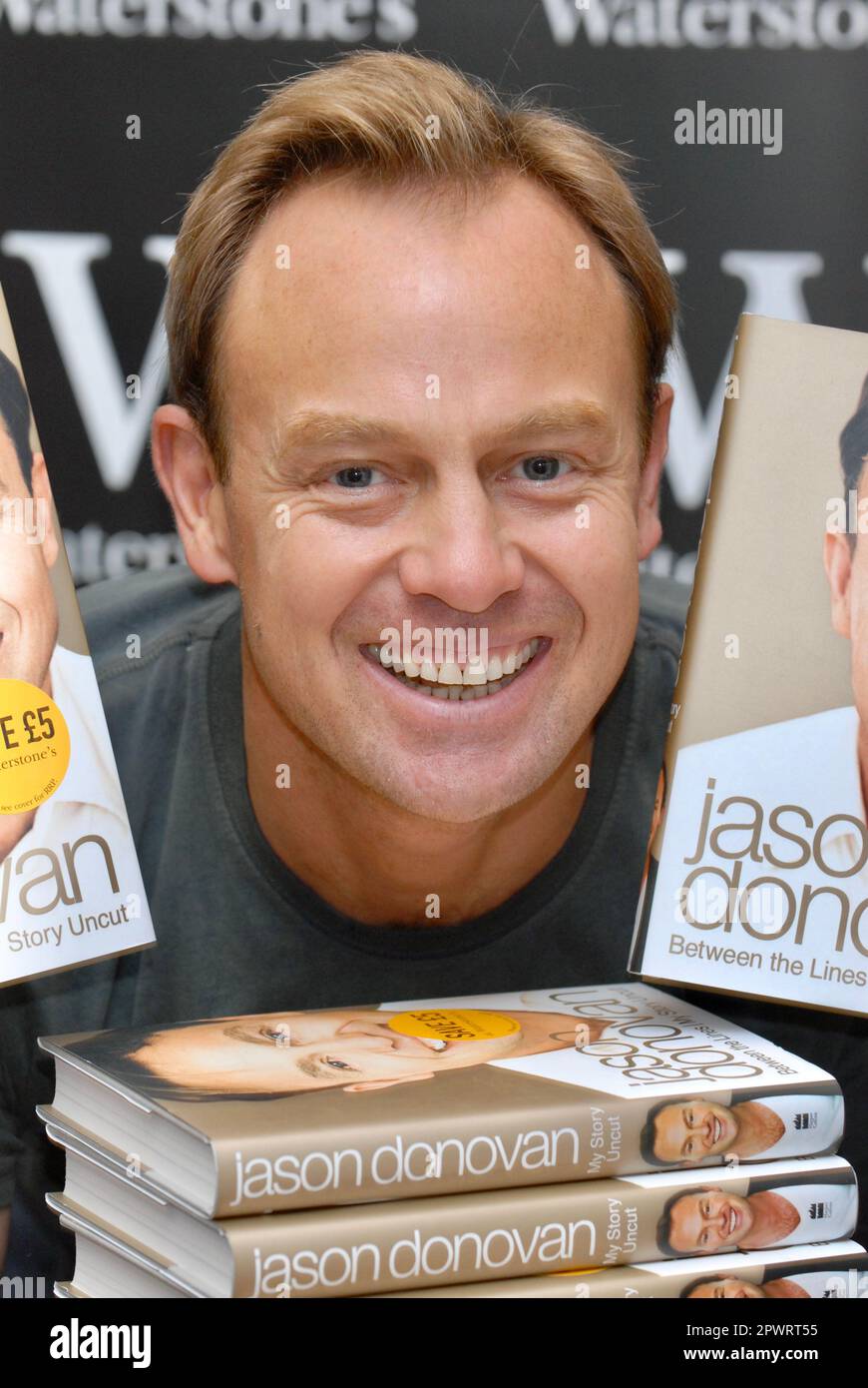 Jason Donovan, Waterstones, Bluewater, Kent, UK Stock Photo - Alamy