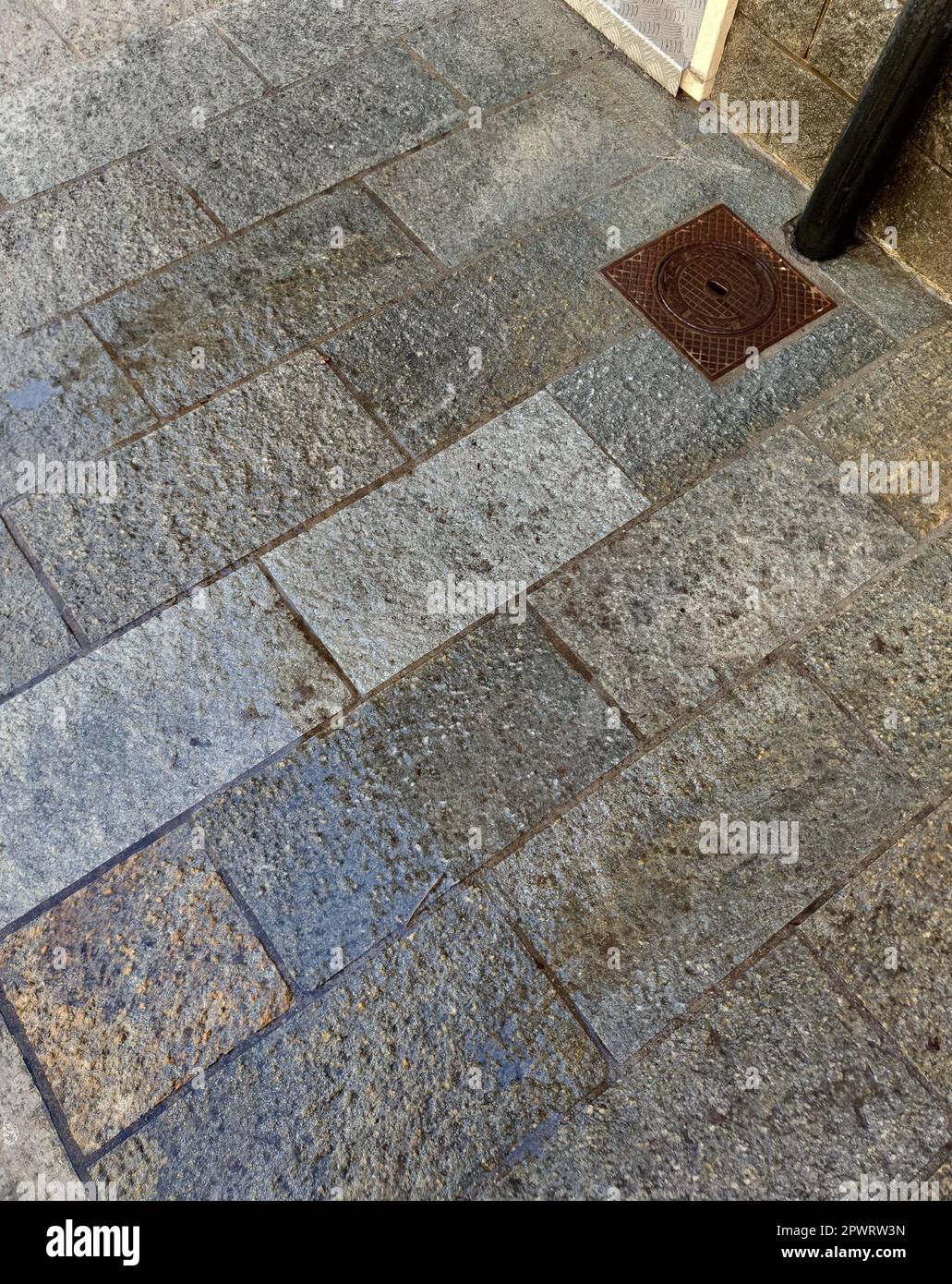 wet grey stone texture useful as a background Stock Photo - Alamy