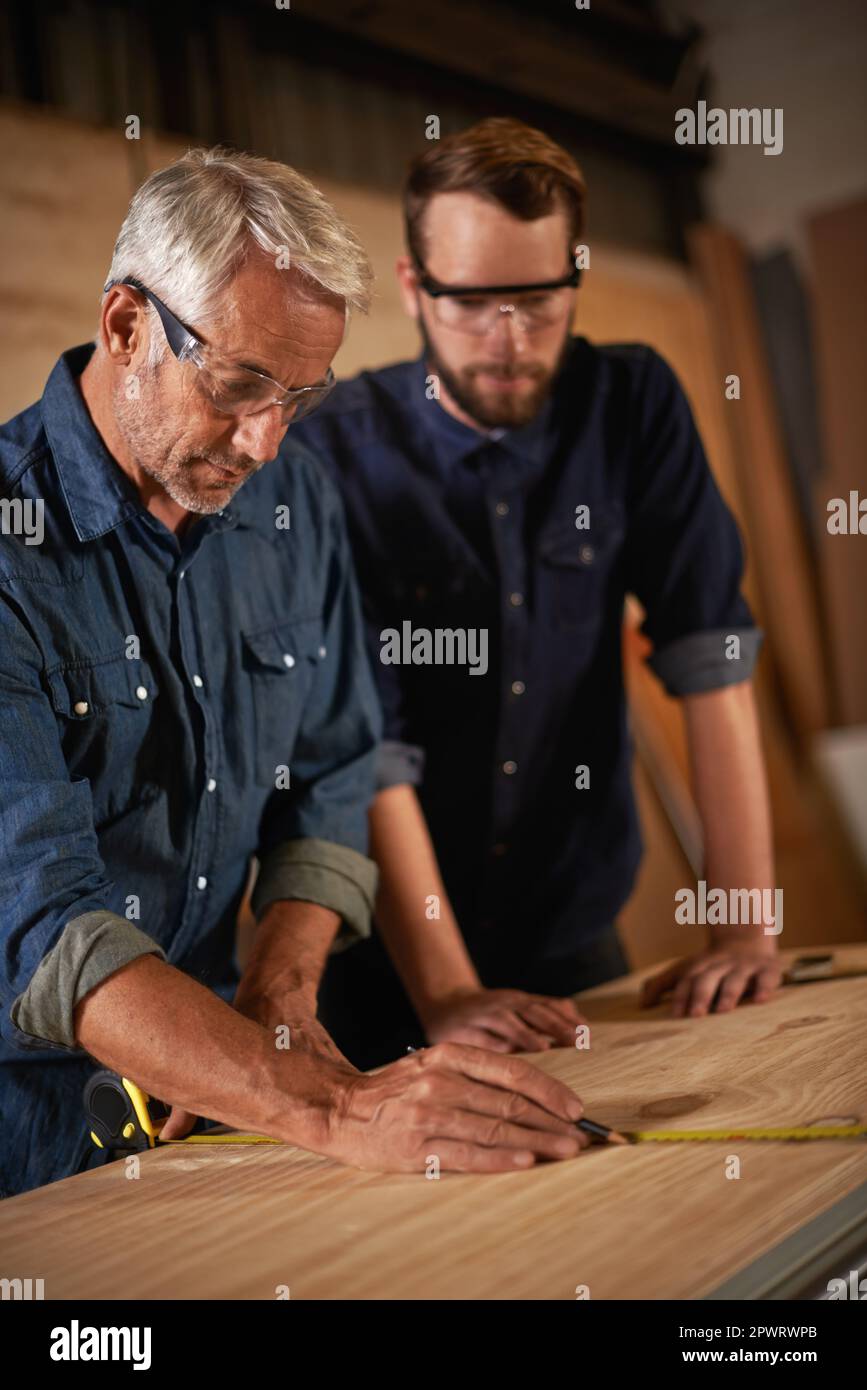 Hard work beats talent when talent doesnt work hard. a father and son ...