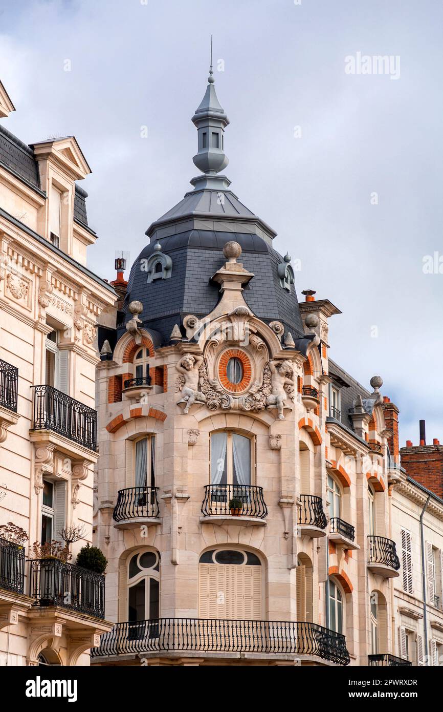 Architectural detail from the streets of Orleans, the prefecture of the ...