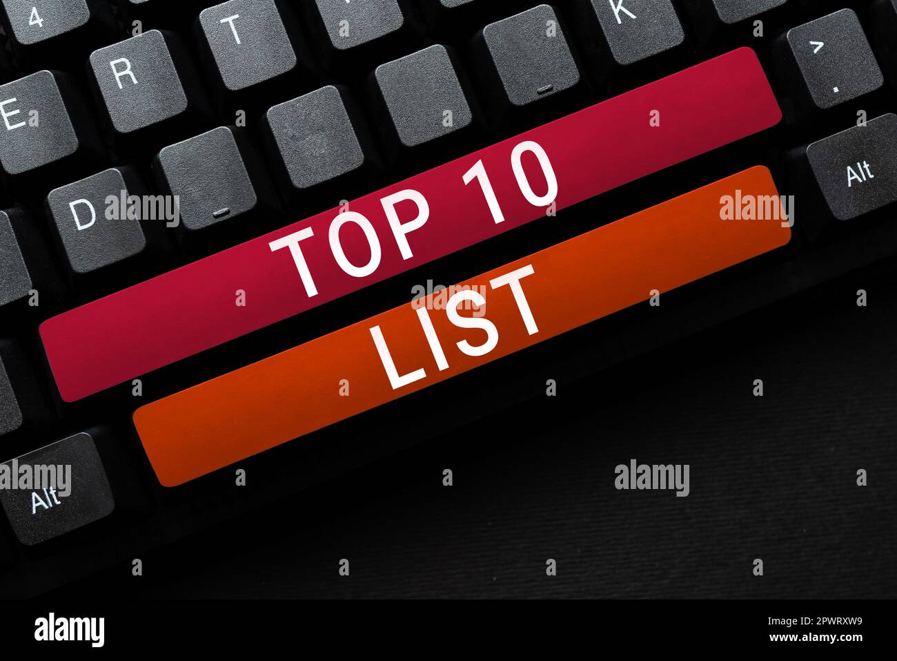 Conceptual caption Top 10 List, Business concept the ten most important ... Conceptual caption Top 10 List, Business concept the ten most important ...