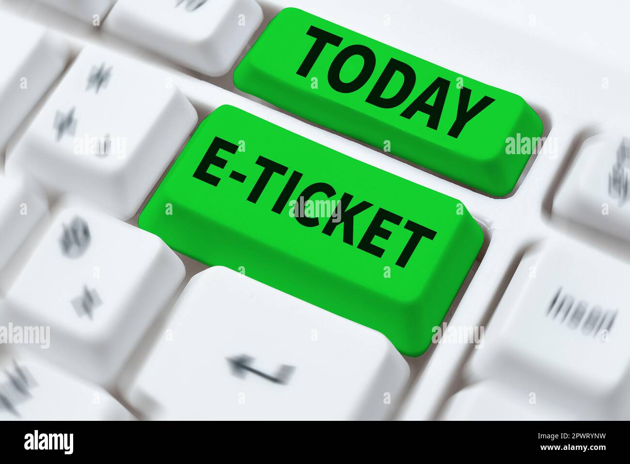 Handwriting text E Ticket, Concept meaning Digital ticket that is as ...