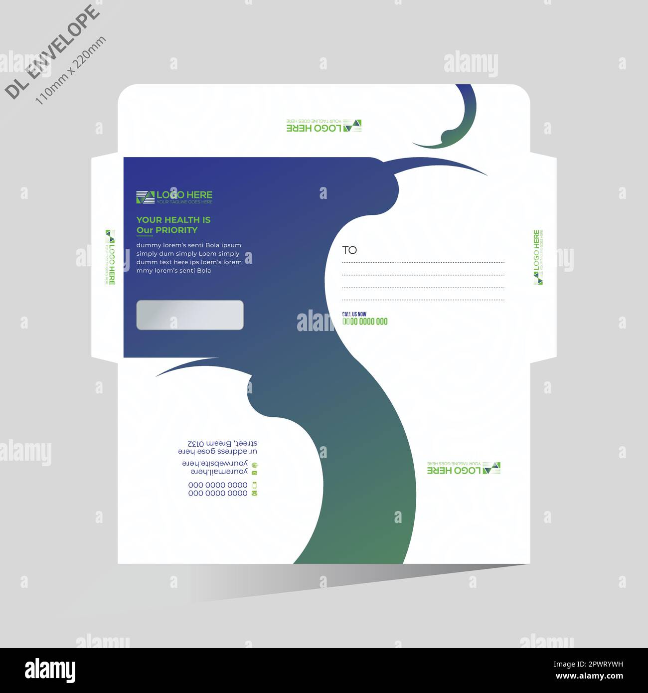 Health vector envelope design for any use Stock Vector Image & Art - Alamy