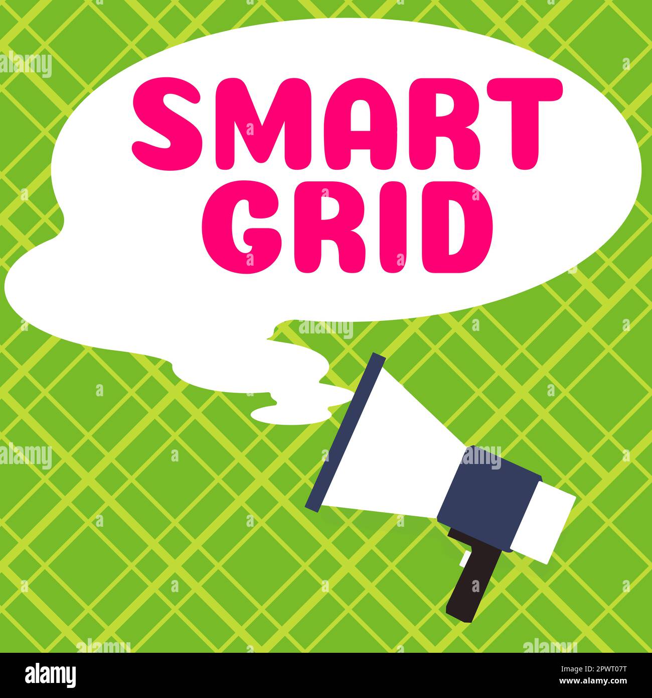 Conceptual display Smart Grid, Business showcase includes of ...