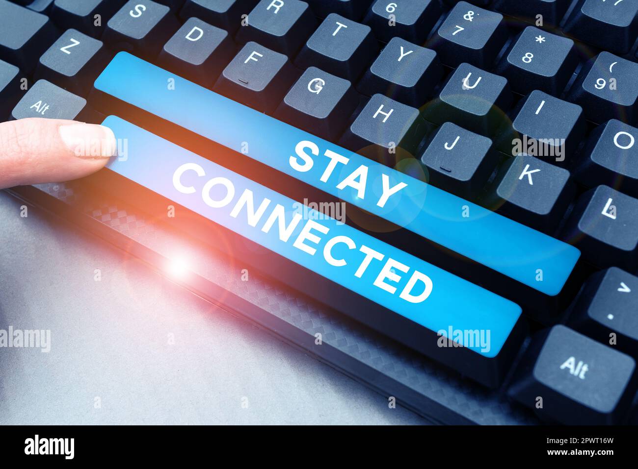 Conceptual display Stay Connected, Business idea To keep communicating ...