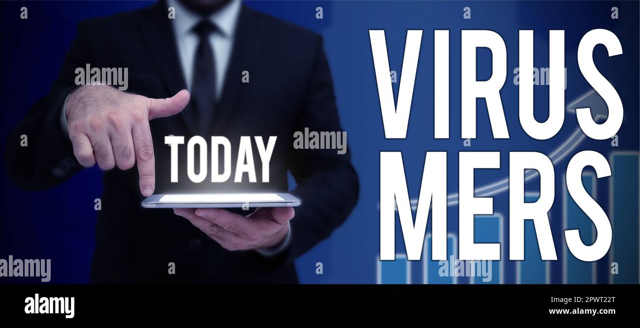 Text showing inspiration Virus Mers, Concept meaning viral respiratory ...