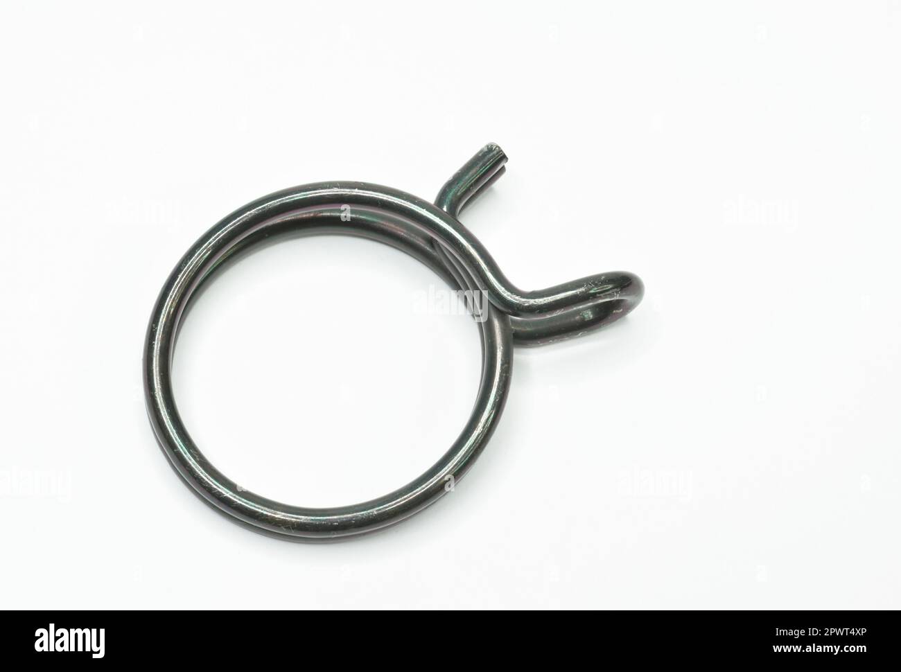 Vintage Black metal spring isolated on white background Stock Photo - Alamy