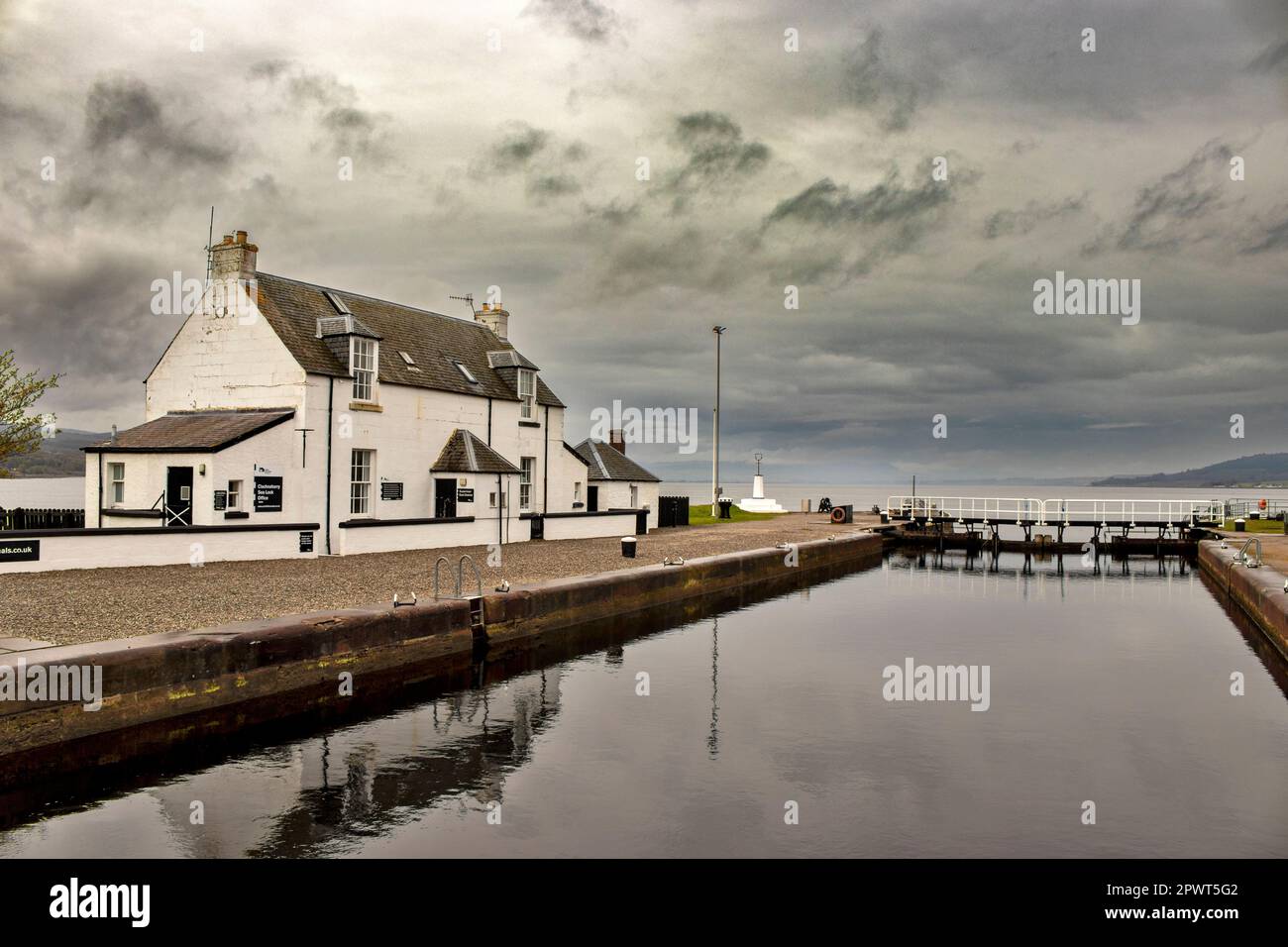 Inverness Scotland Clacknaharry Sea Lock house and office overlooking ...