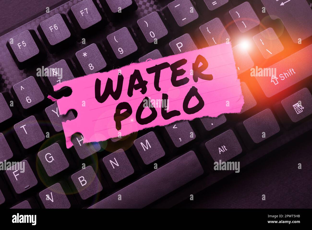 Hand writing sign Water Polo, Business overview competitive team sport ...