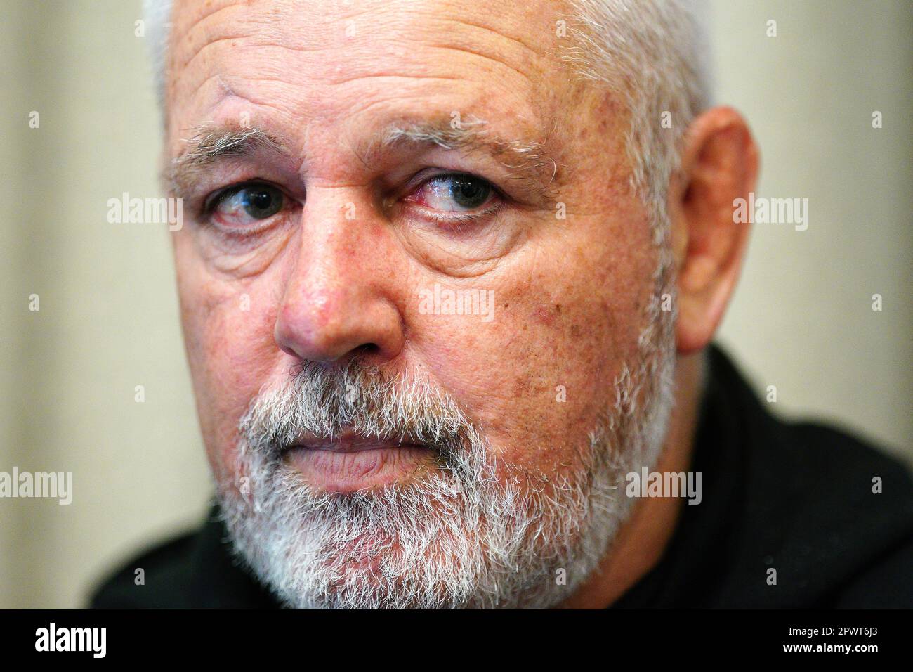 Wales head coach Warren Gatland during the Wales preliminary Rugby ...