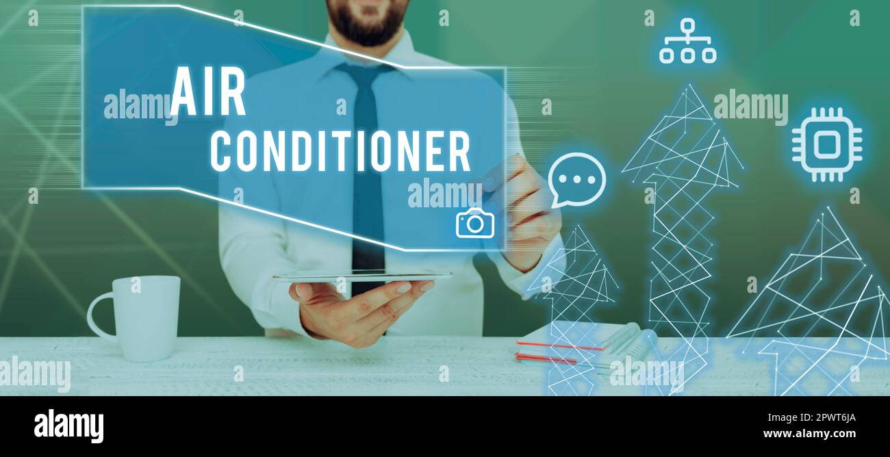 Inspiration showing sign Air Conditioner, Business approach apparatus ...