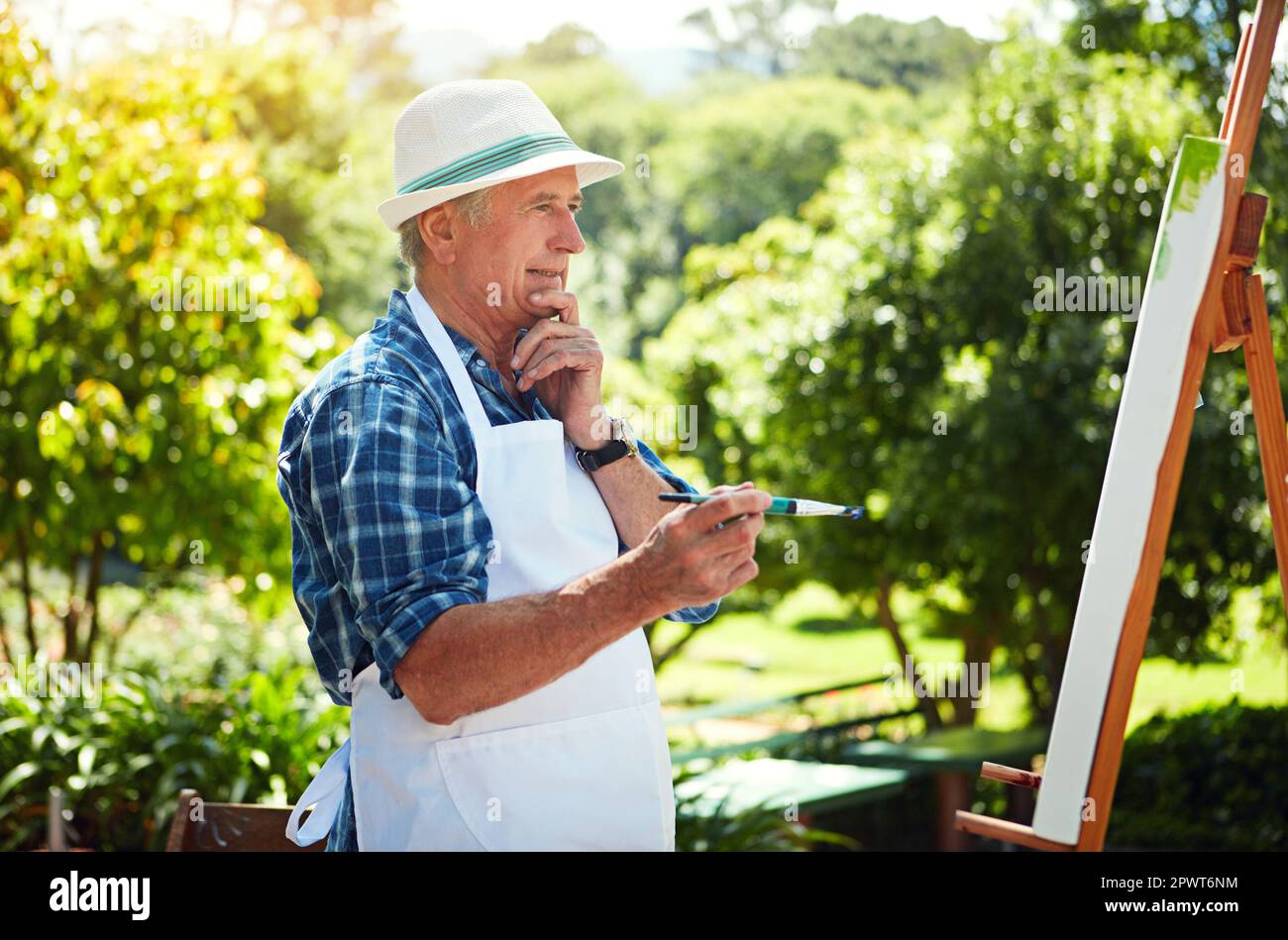 Admiring a work of art hi-res stock photography and images - Alamy