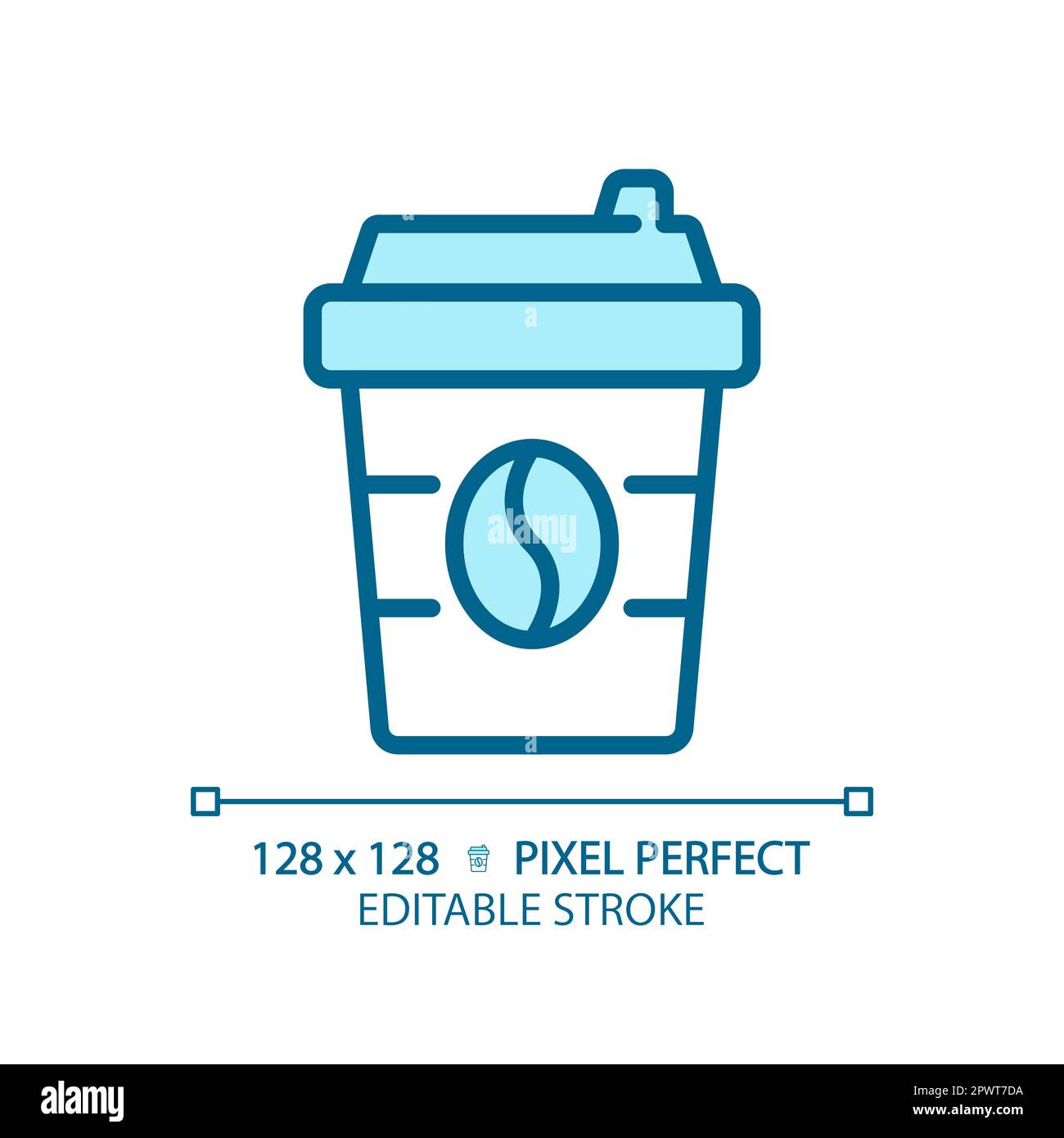Coffee pixel perfect blue RGB color icon Stock Vector Image & Art - Alamy Coffee pixel perfect blue RGB color icon Stock Vector Image & Art - Alamy