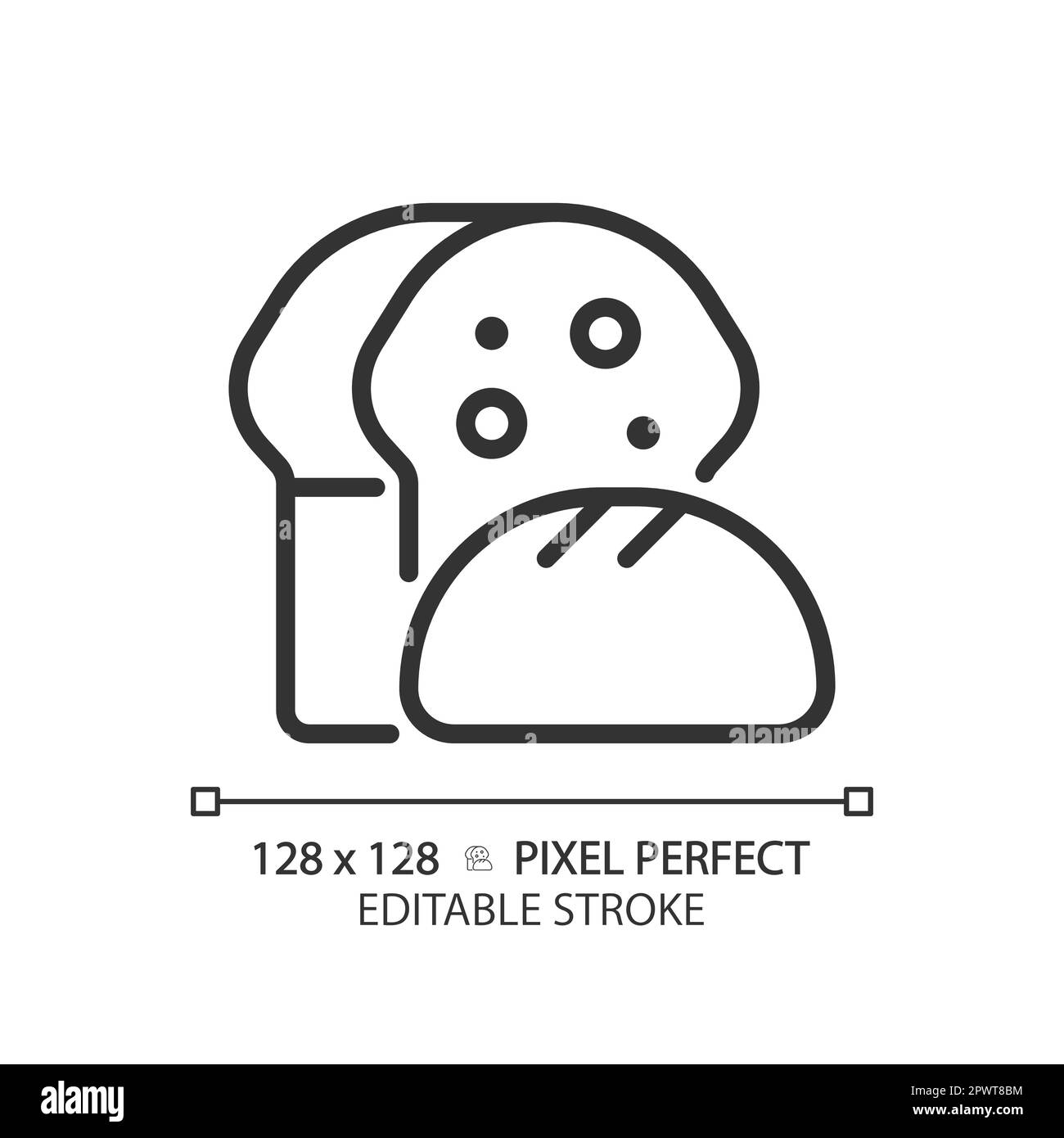 Bread pixel perfect linear icon Stock Vector Image & Art - Alamy Bread pixel perfect linear icon Stock Vector Image & Art - Alamy