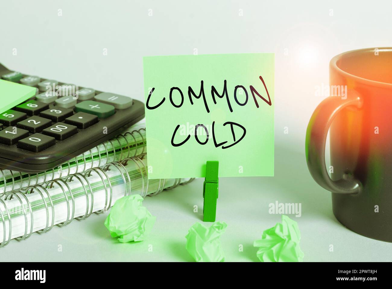 Text showing inspiration Common Cold, Word Written on viral infection ...