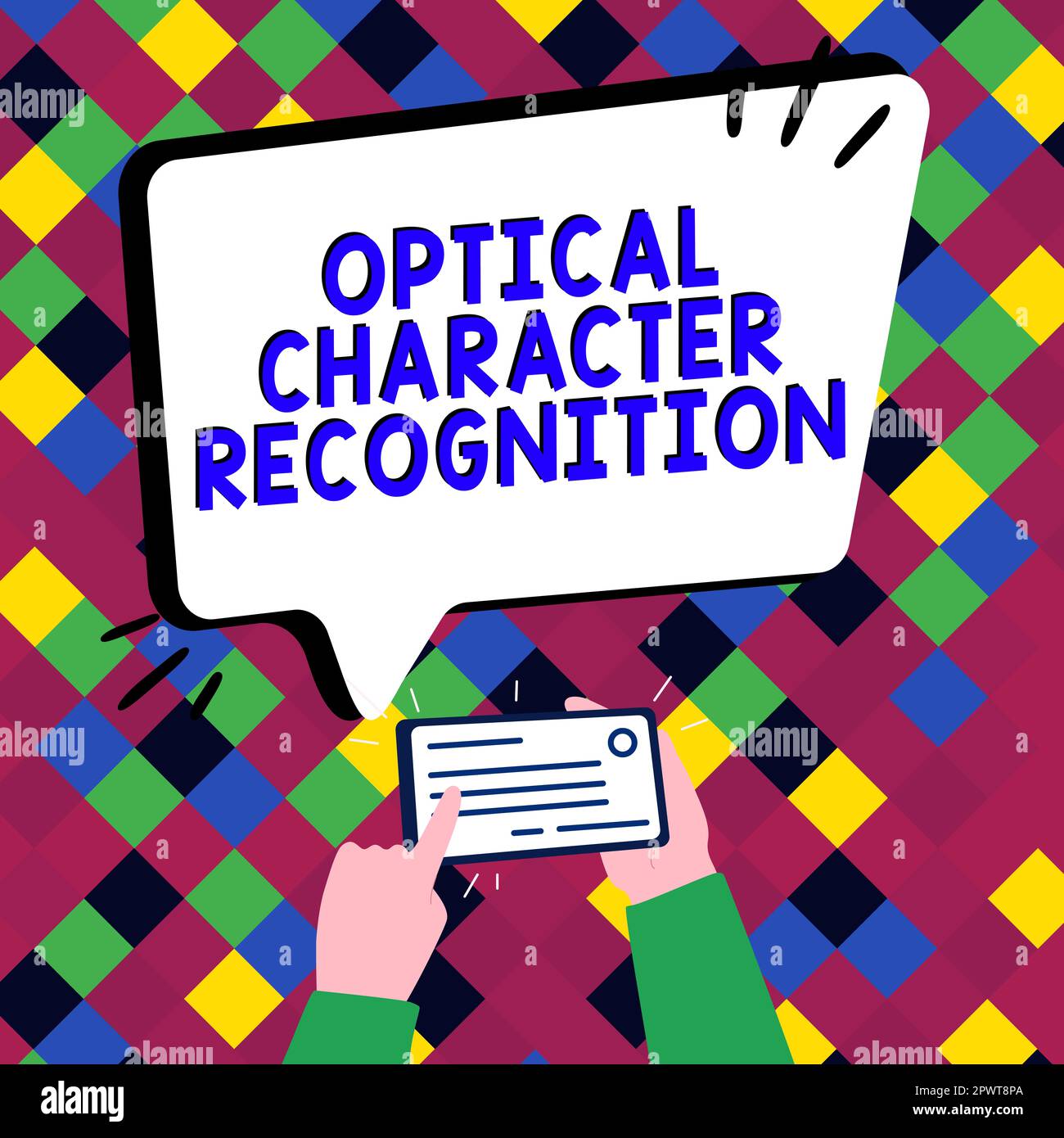 Conceptual caption Optical Character Recognition, Internet Concept the ... Conceptual caption Optical Character Recognition, Internet Concept the ...