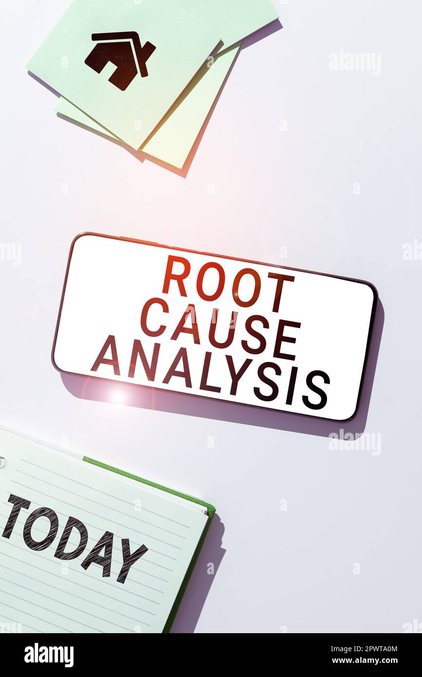 Inspiration showing sign Root Cause Analysis, Business overview Method of Problem Solving ...
