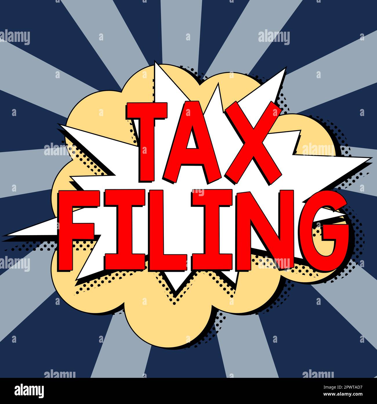 Hand writing sign Tax Filing, Word Written on Submitting documens filed ...