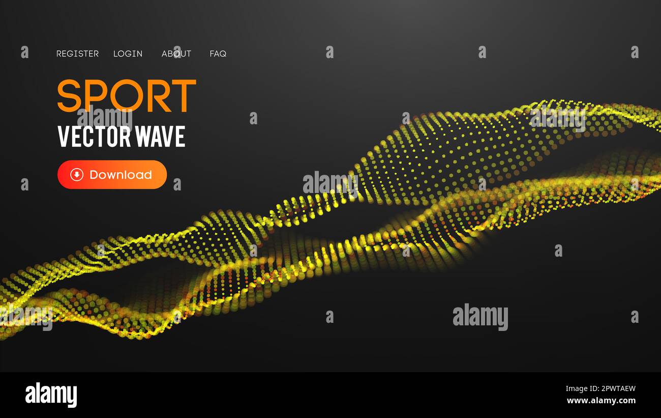 Sport game background. Vector abstract speed wave. Futuristic ...