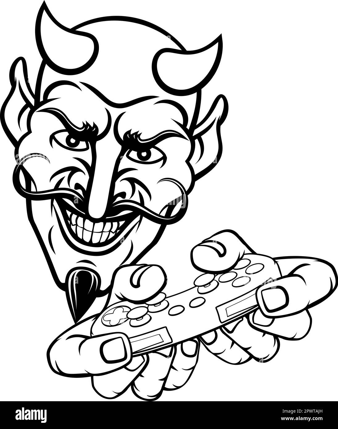 Logos gamer Black and White Stock Photos & Images - Alamy