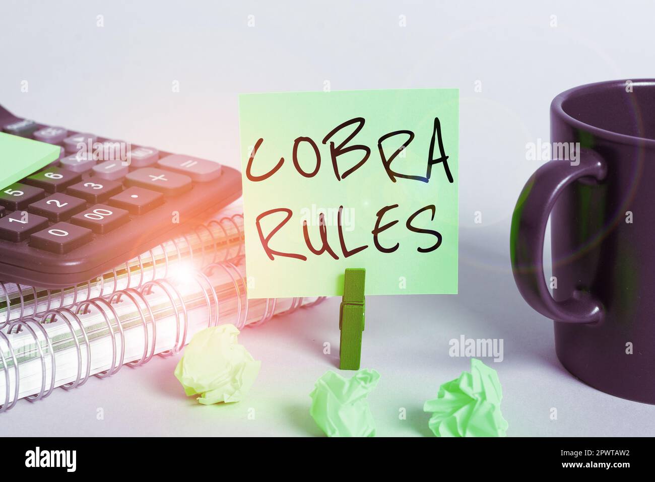 Text caption presenting Cobra Rules, Business approach gives workers ...
