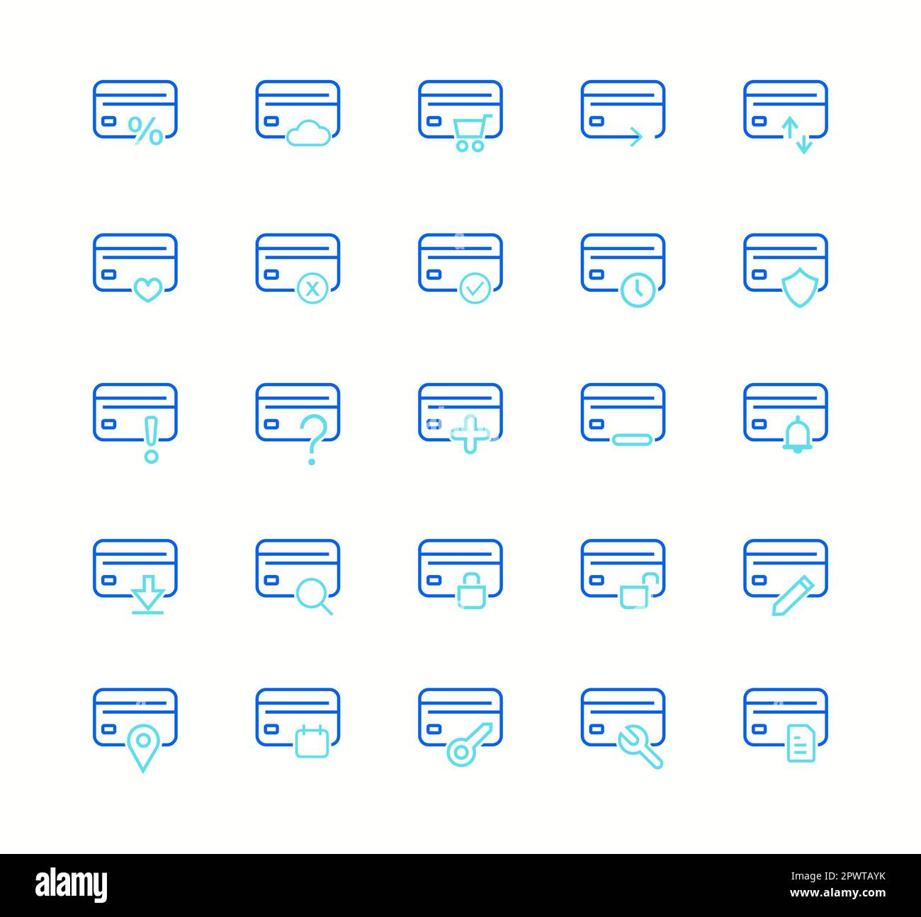 Debit card symbols hi-res stock photography and images - Alamy