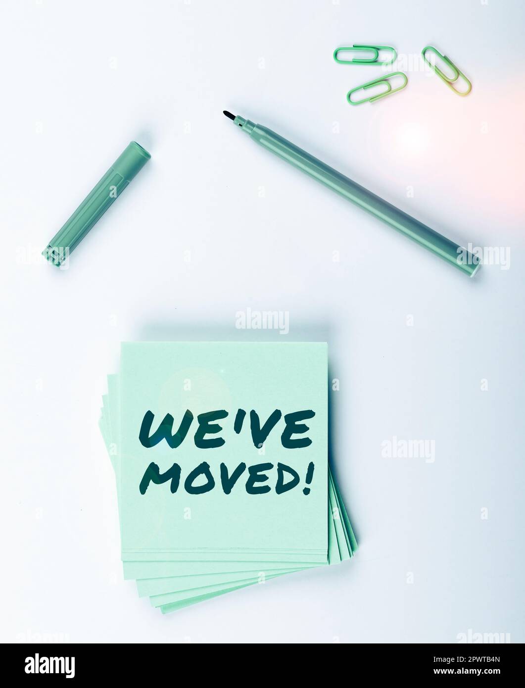 Inspiration showing sign We'Ve Moved, Word for going to live from place ...