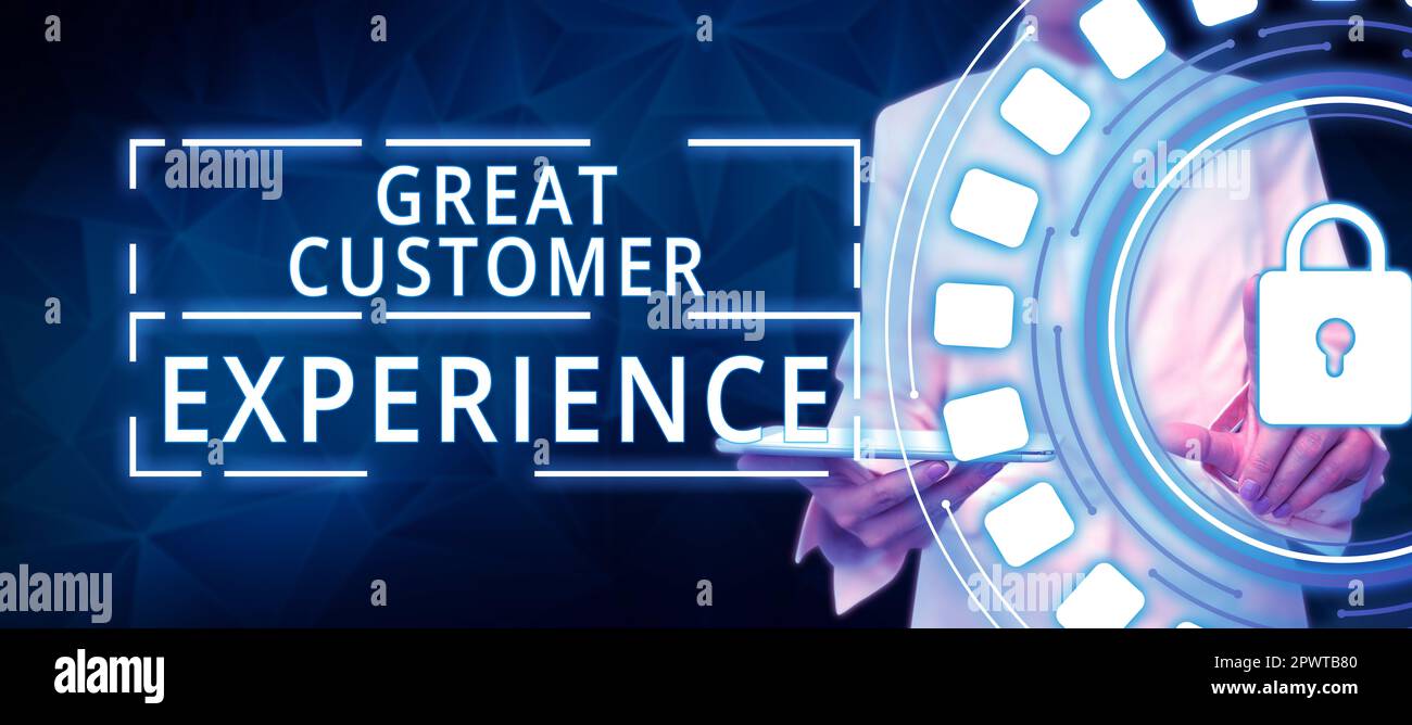 Inspiration showing sign Great Customer Experience, Conceptual photo ...