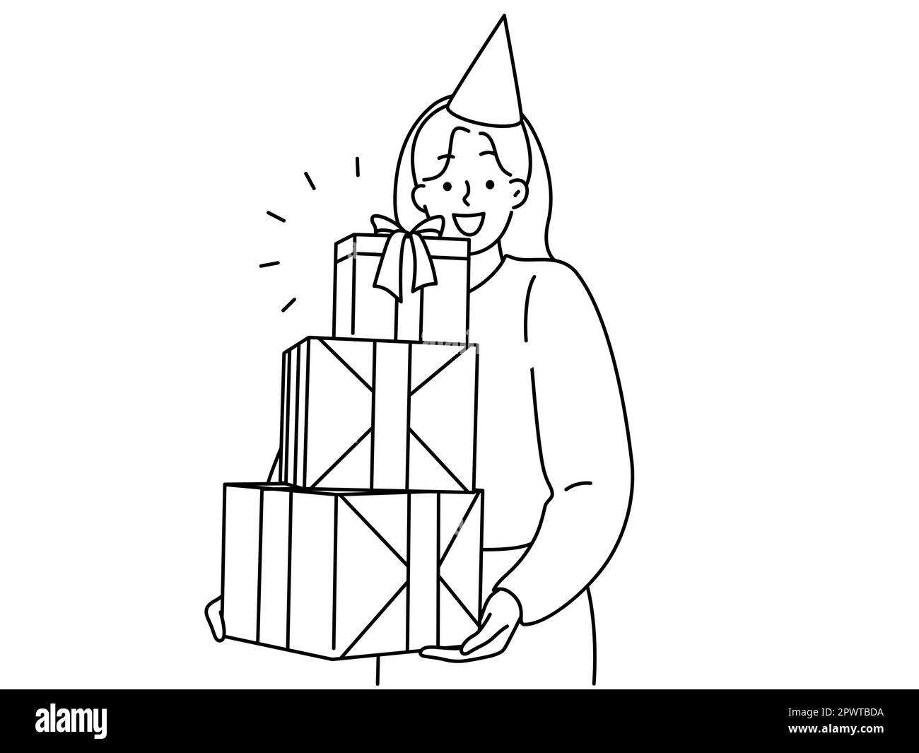 Pile Of Gifts Sketch