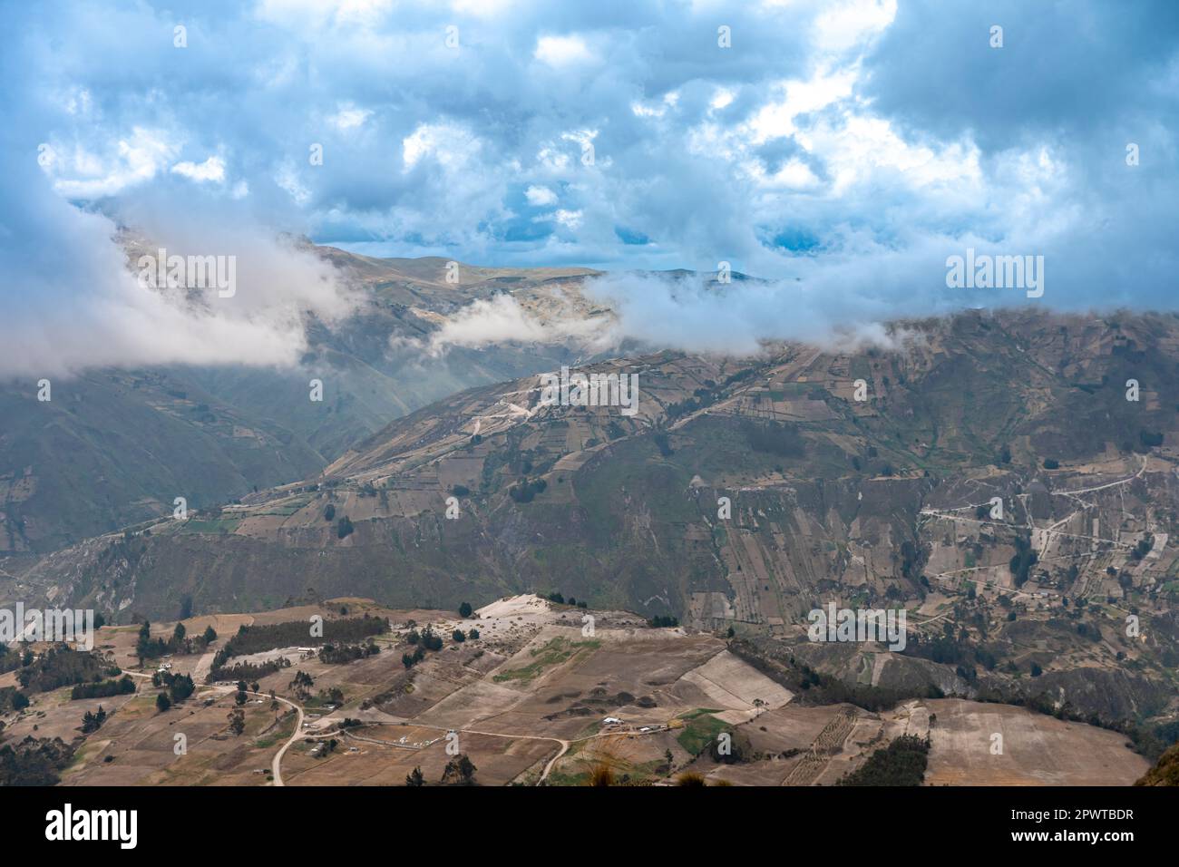 natural landscape of ecuador in south america Stock Photo - Alamy