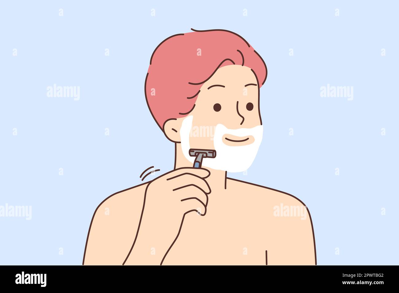 Cartoon Shaving Razor