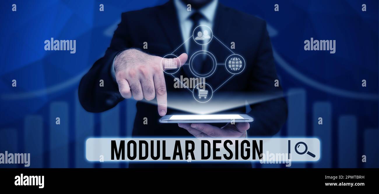 Inspiration Showing Sign Modular Design Word Written On Product Designing To Produce Product By