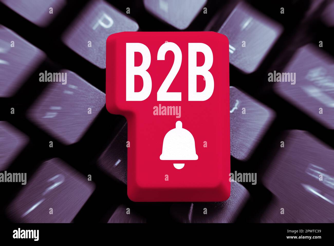 Writing displaying text B2B, Business concept Exchange of products ...