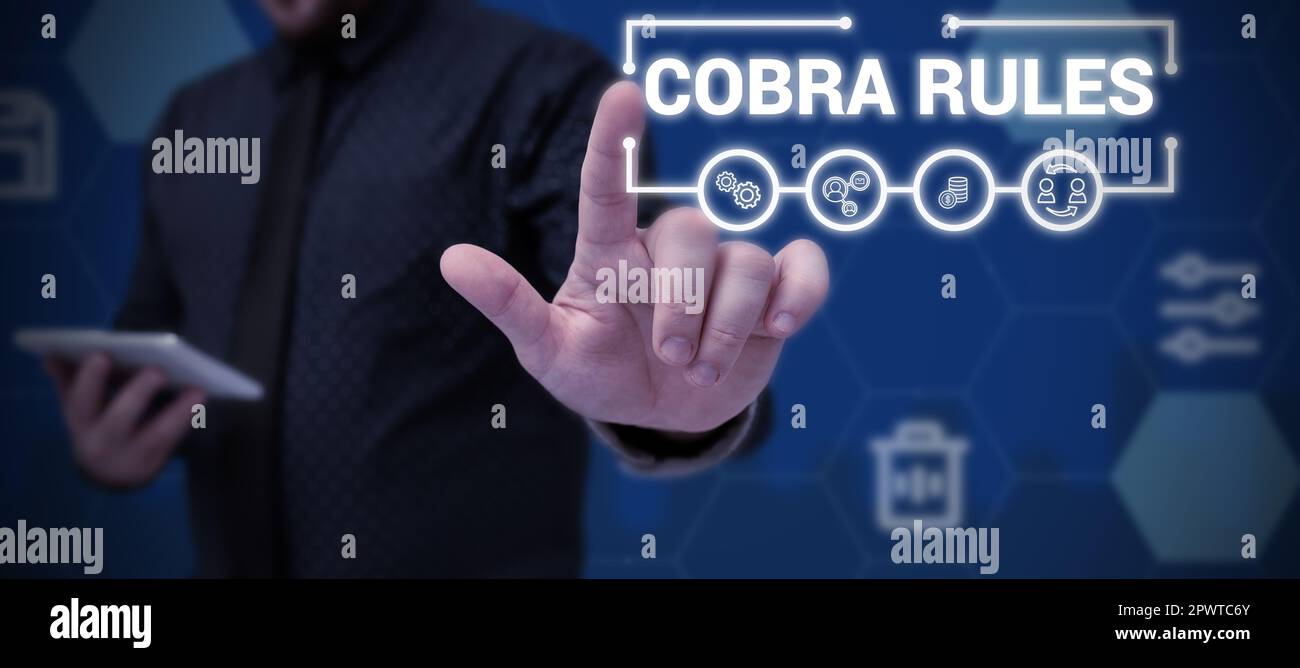 Conceptual caption Cobra Rules, Business overview gives workers who ...