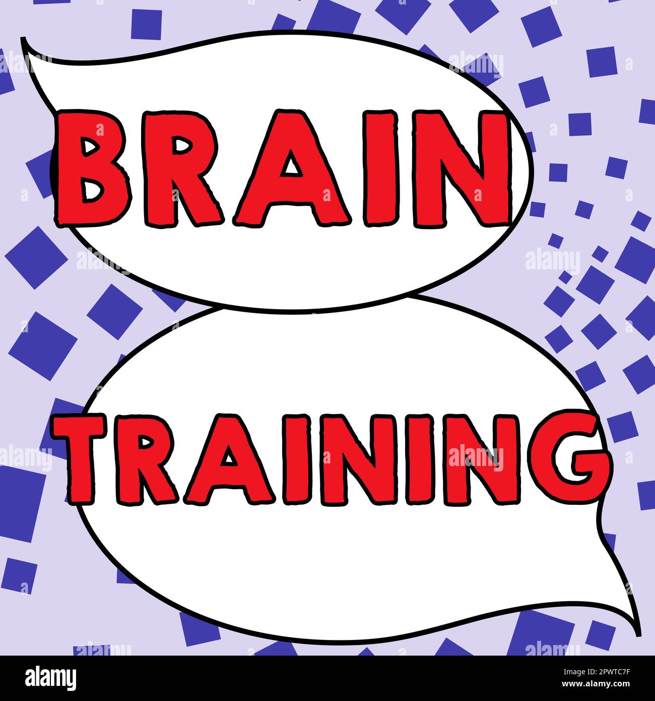 Conceptual caption Brain Training, Concept meaning mental activities to ...