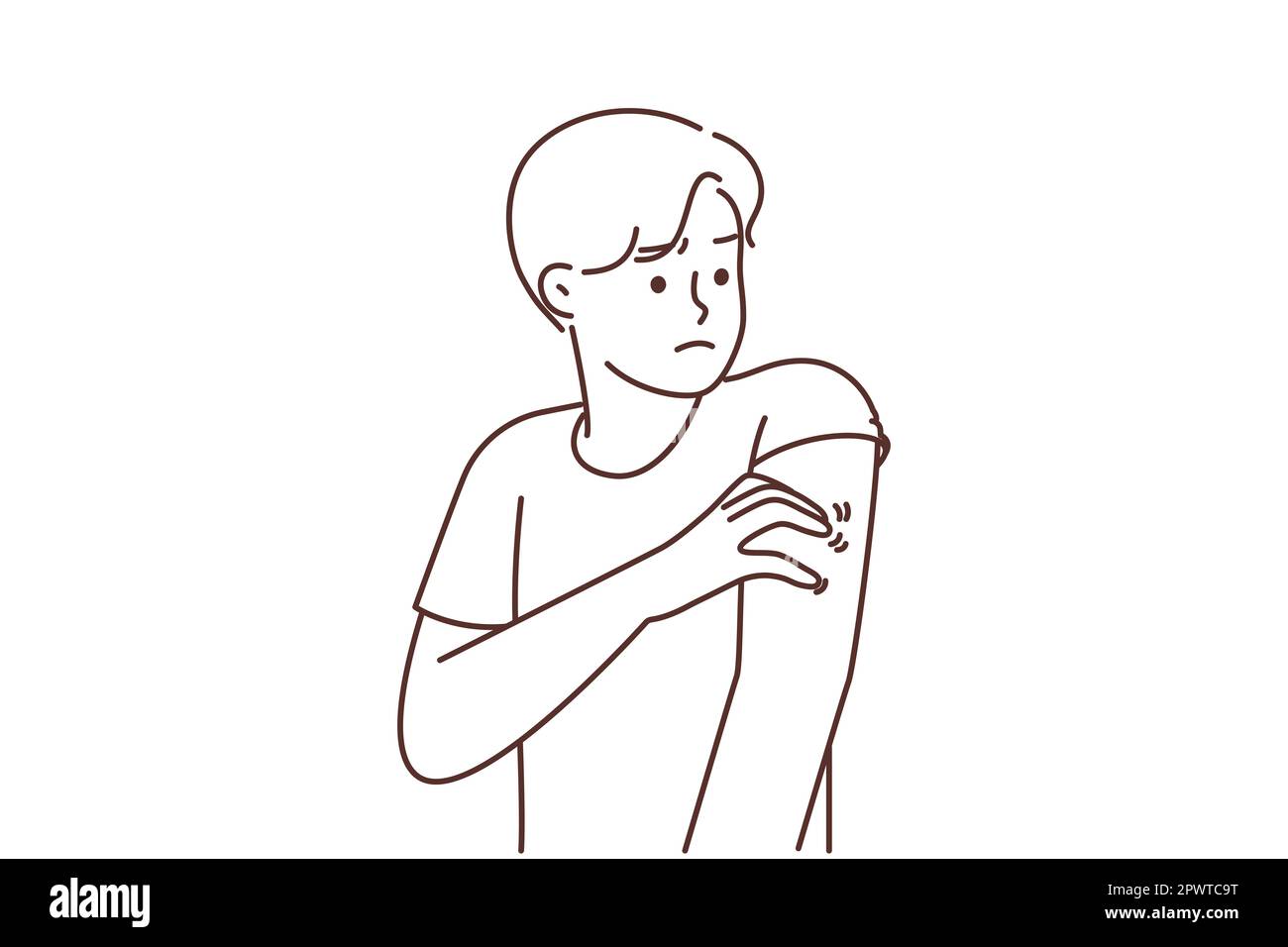 Itch drawing hi-res stock photography and images - Alamy