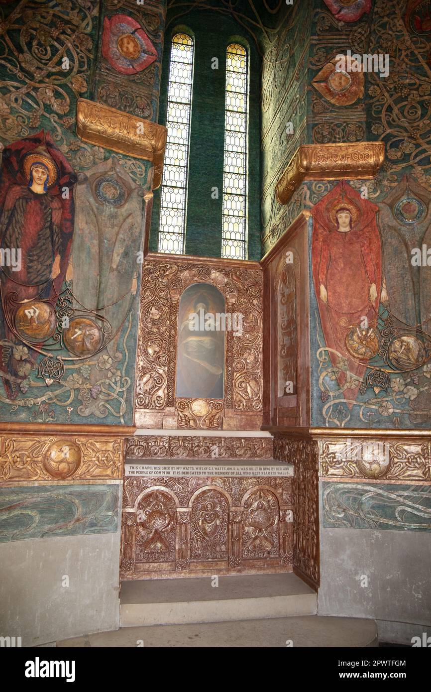 Watt's Gallery and Artists Village, Compton, Surrey Stock Photo - Alamy