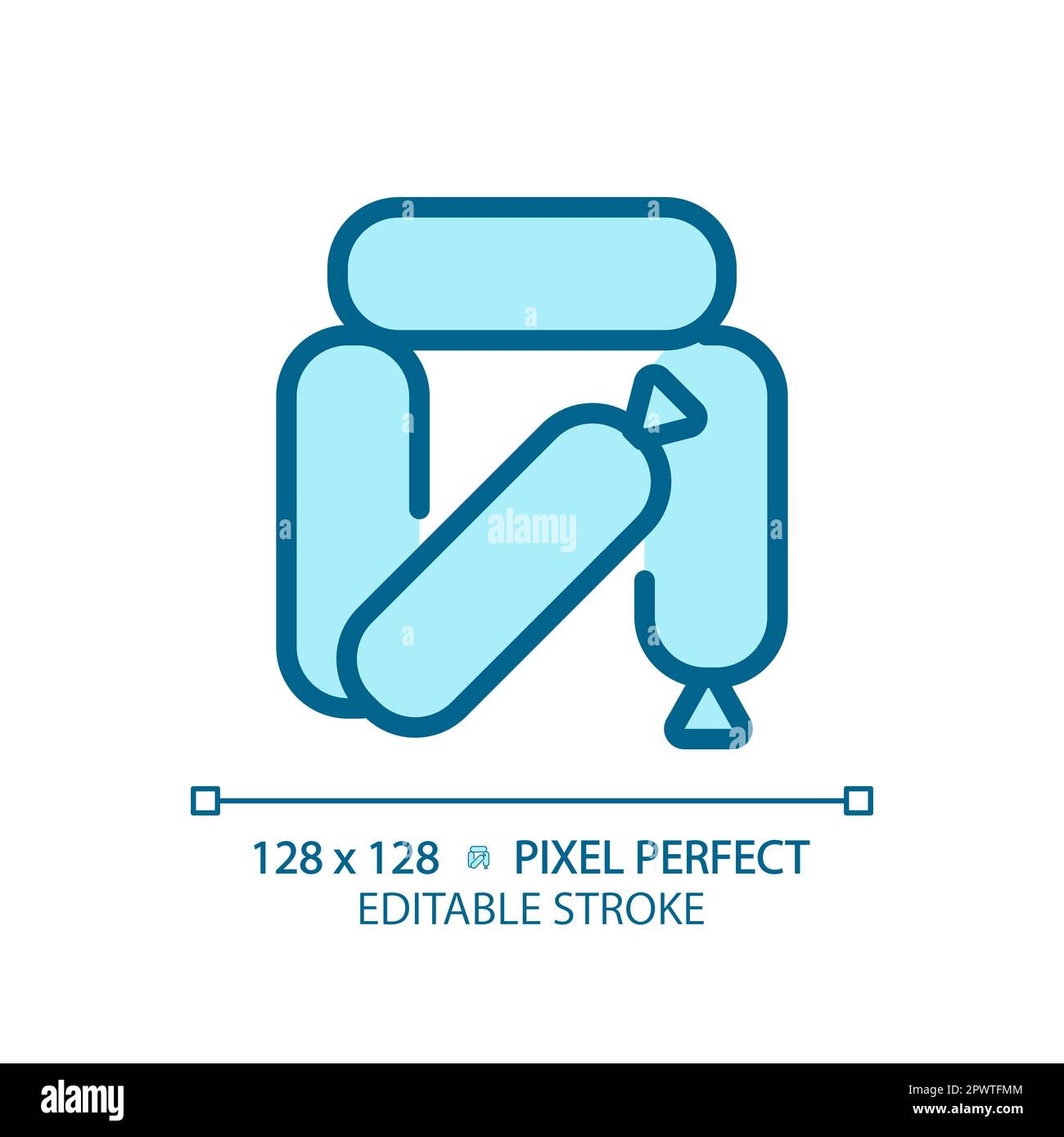 Sausage pixel perfect blue RGB color icon Stock Vector Image & Art - Alamy Sausage pixel perfect blue RGB color icon Stock Vector Image & Art - Alamy