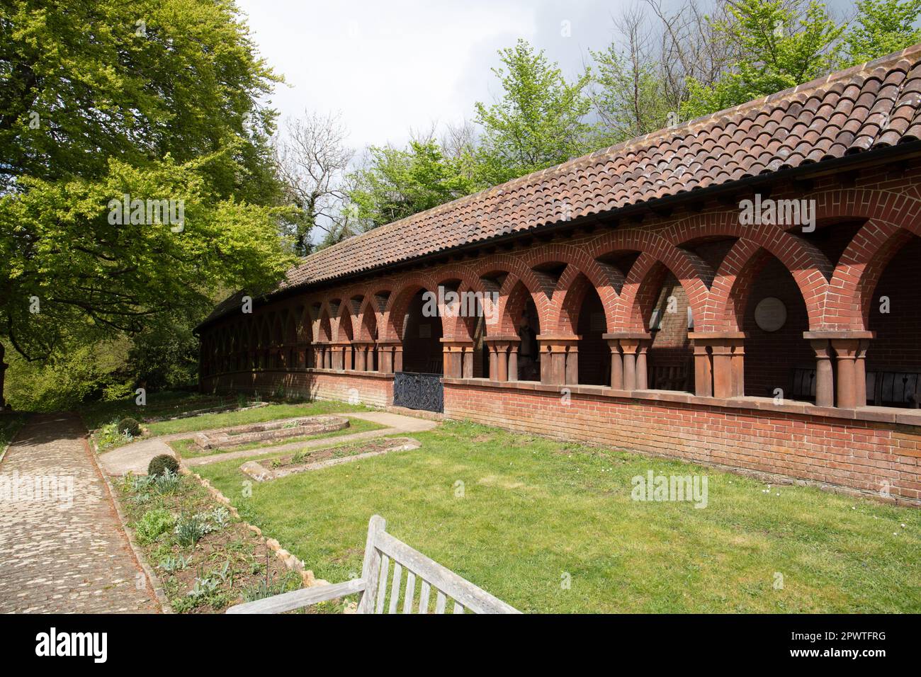 Watts chapel cemetery compton surrey hi-res stock photography and ...
