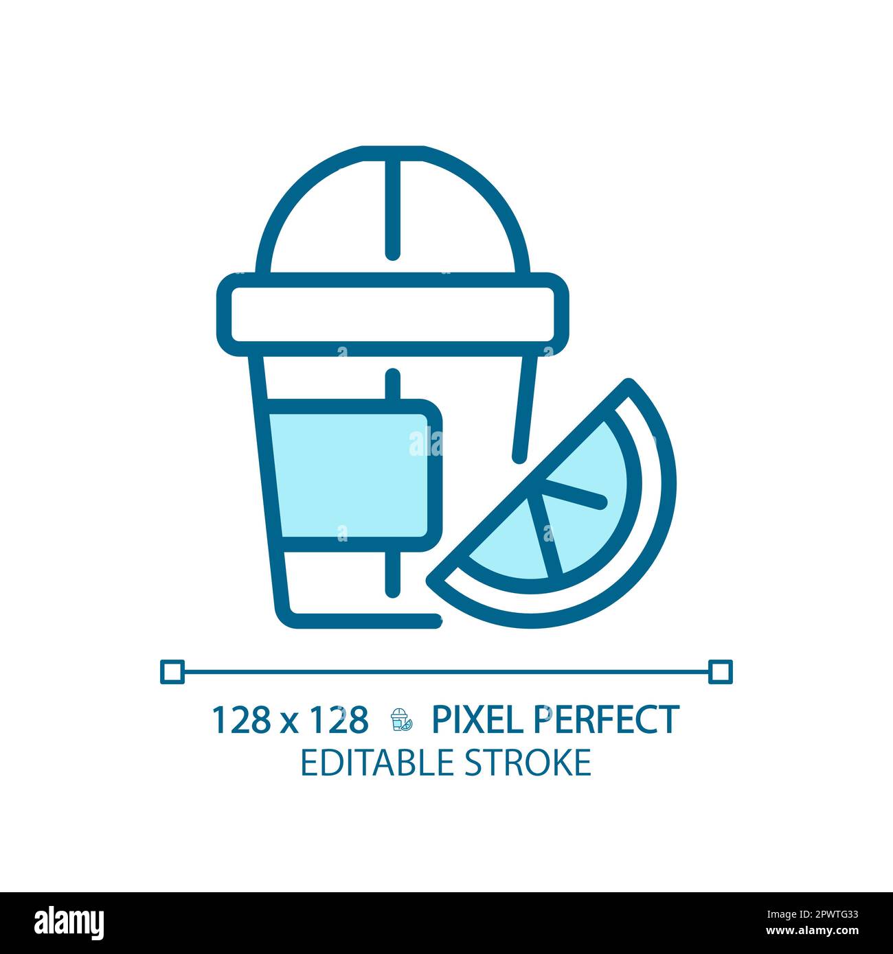 Blue line cocktail logo Stock Vector Images - Alamy