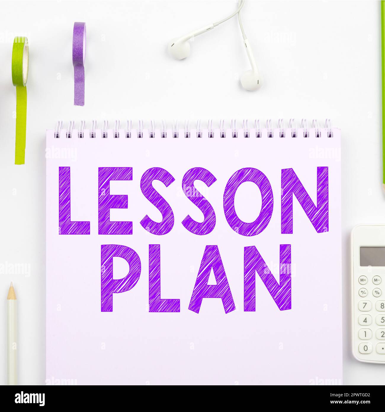 Text showing inspiration Lesson Plan, Business idea a teacher's ...