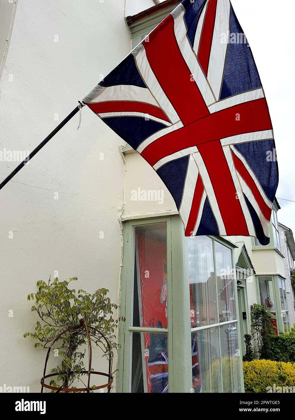 Gate with a union jack flag design hi-res stock photography and images ...
