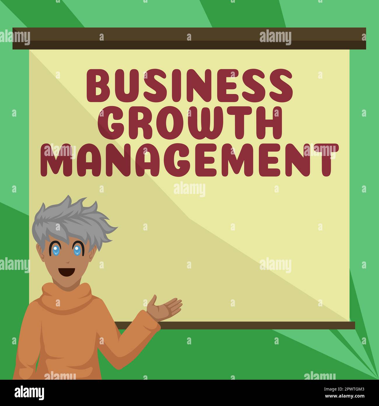 Text showing inspiration Business Growth Management, Internet Concept ...