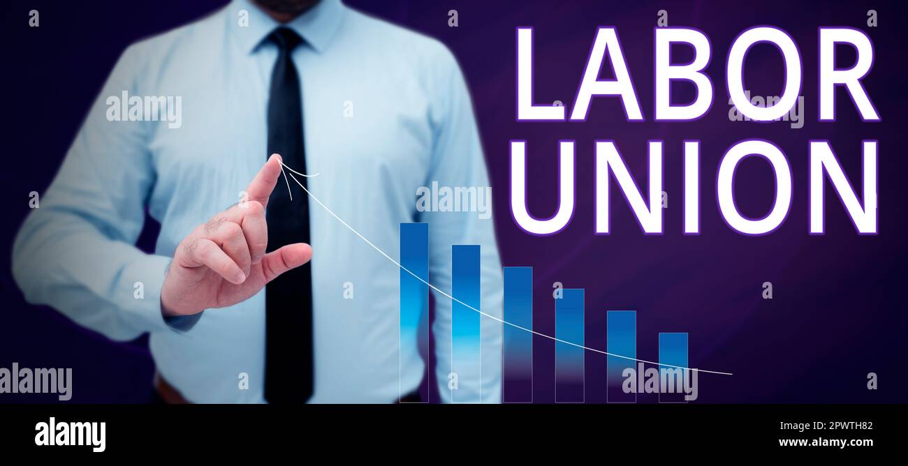 Writing displaying text Labor Union, Conceptual photo rules relating to ...